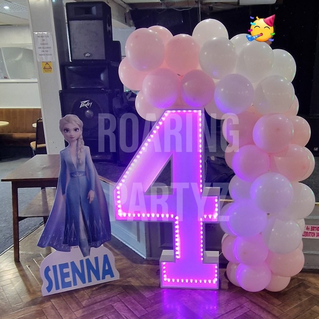 4ft Light Up Numbers - Light Up Numbers - Roaring Partyz