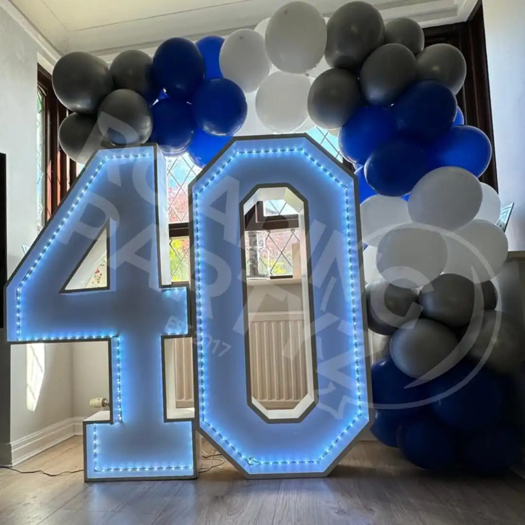 4ft LED Light Up Numbers - Light Up Numbers - Roaring Partyz